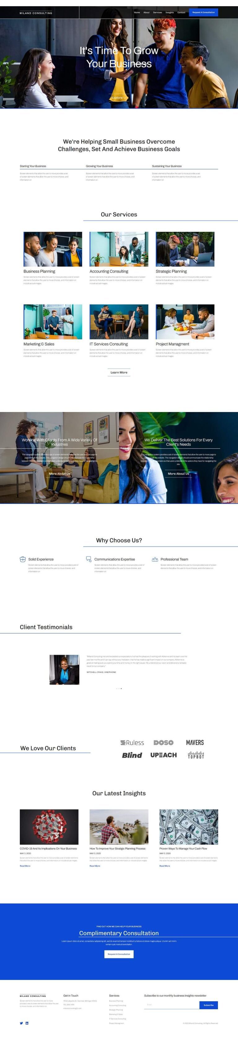 Pre-designed Website Templates - JLLB Media Business and Marketing ...